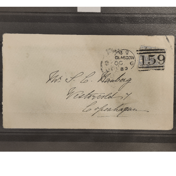 2 ½d Blue Plate 19 Entire GB Victorian Postage Stamp | Liverpool Stamps